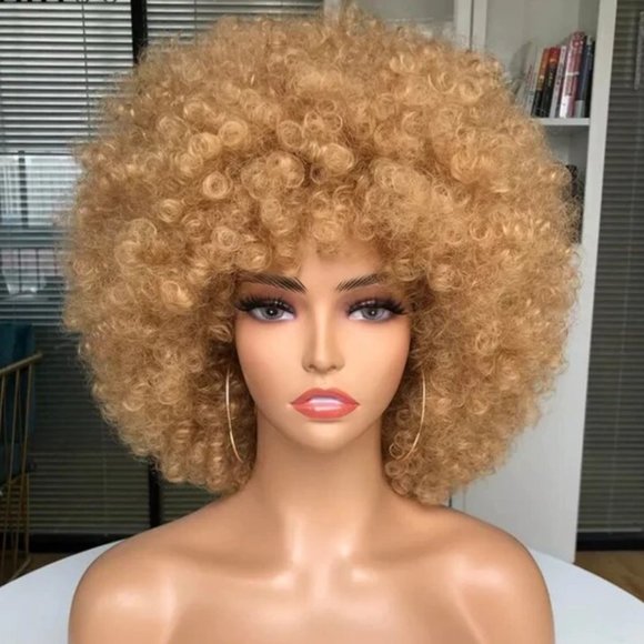 Hair | Big Soft Fluffy Afro High Quality Fiber Kinky Wiggreat For ...